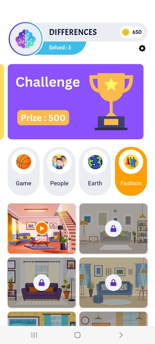 Find Differences Game | Flutter Full App + Laravel Admin Panel by LimeTeam